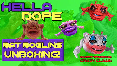 Unboxing Boglins King Sponk and Bat Boglins Drak & Vladd • Hella Dope Toys